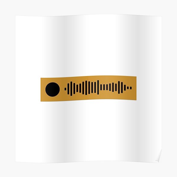 "Lovely by Billie Eilish | spotify scan code" Poster for Sale by ...