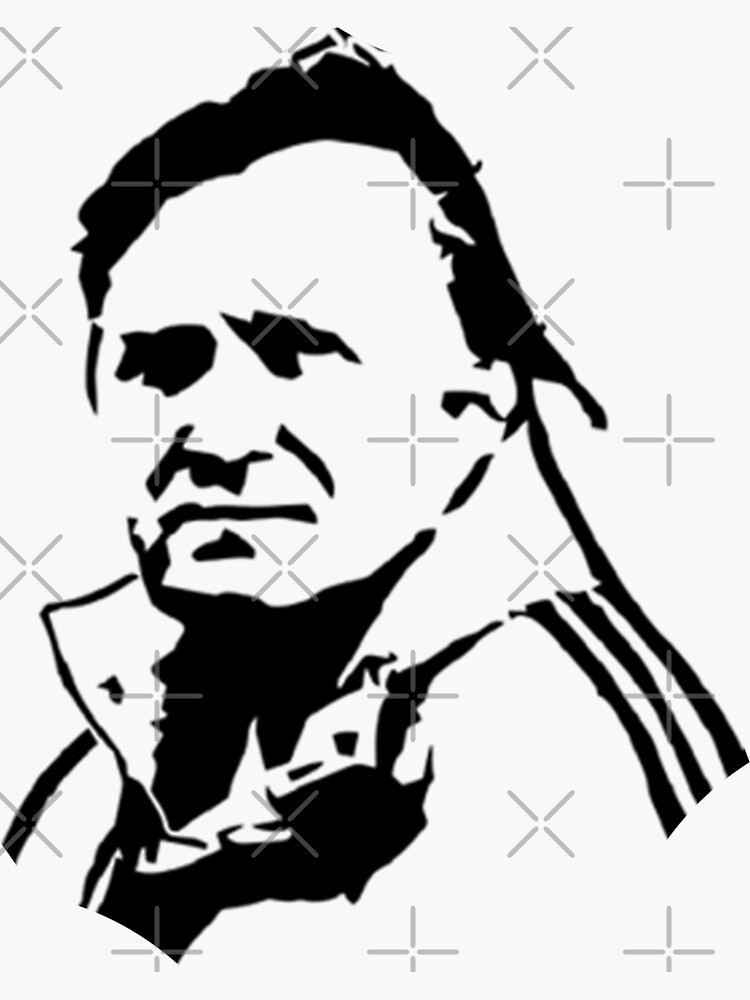 " Ivica Osim the Legend" Sticker for Sale by vectorfootball | Redbubble