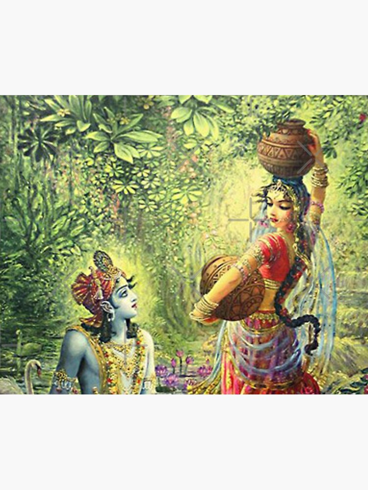 "Lord Krishna and Radha Rani photography " Sticker for Sale by ...