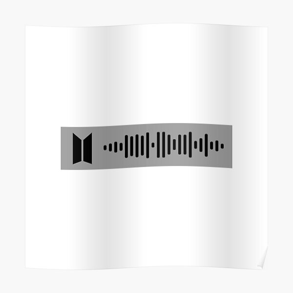 "Born Singer by BTS | spotify scan code" Poster for Sale by sisters-lab ...