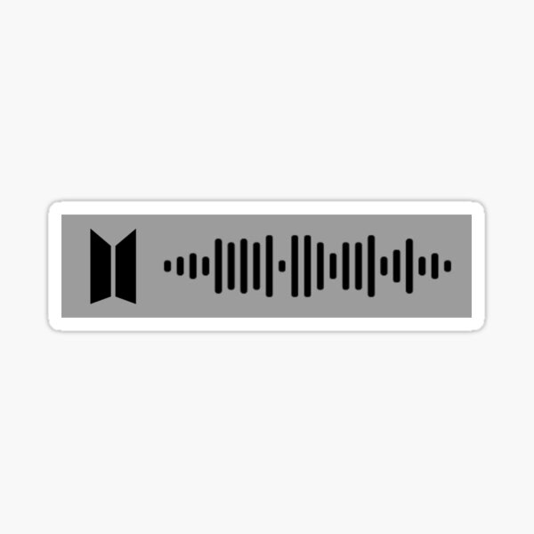 "Born Singer by BTS | spotify scan code" Sticker for Sale by sisters ...