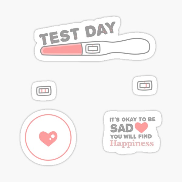 "Test day sticker set " Sticker for Sale by ELithen | Redbubble