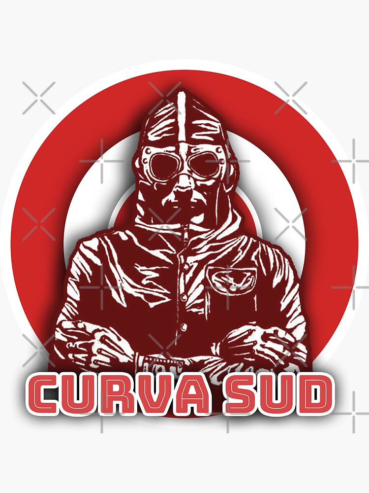 "Curva Sud Casuals Hooligans Ultras Football The No Face" Sticker for ...