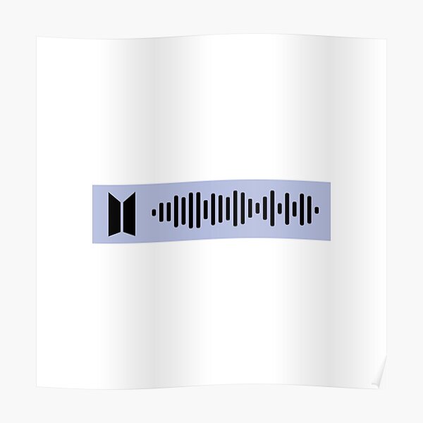 "Magic Shop by BTS | spotify scan code" Poster for Sale by sisters-lab ...
