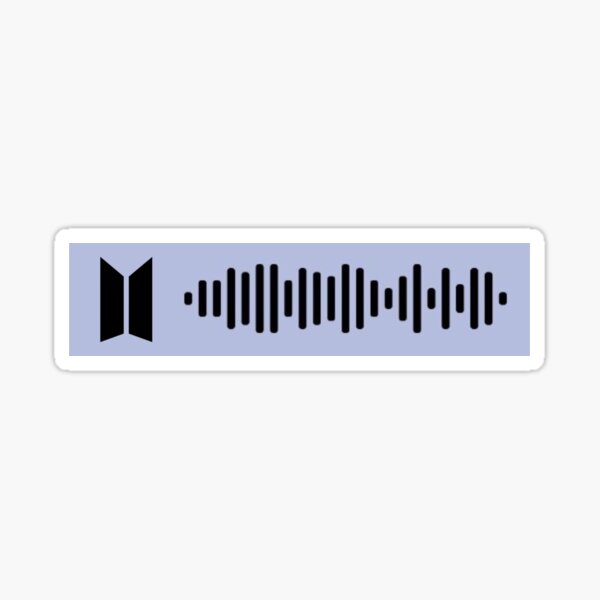 "Magic Shop by BTS | spotify scan code" Sticker for Sale by sisters-lab ...