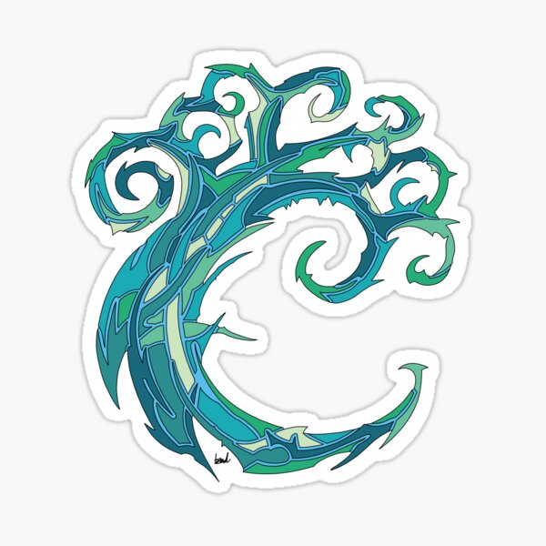 "Simic Combine MTG Guild" Sticker for Sale by jwatsonabart | Redbubble