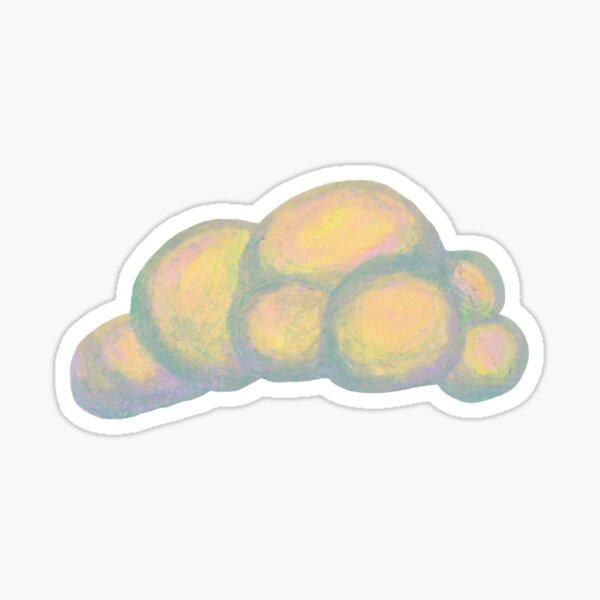 "aesthetic cloud " Sticker for Sale by RestoLartist | Redbubble