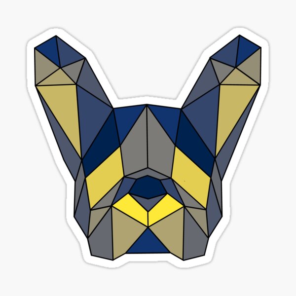 "cute simple modern french bulldog geometric perfect fashionable ...