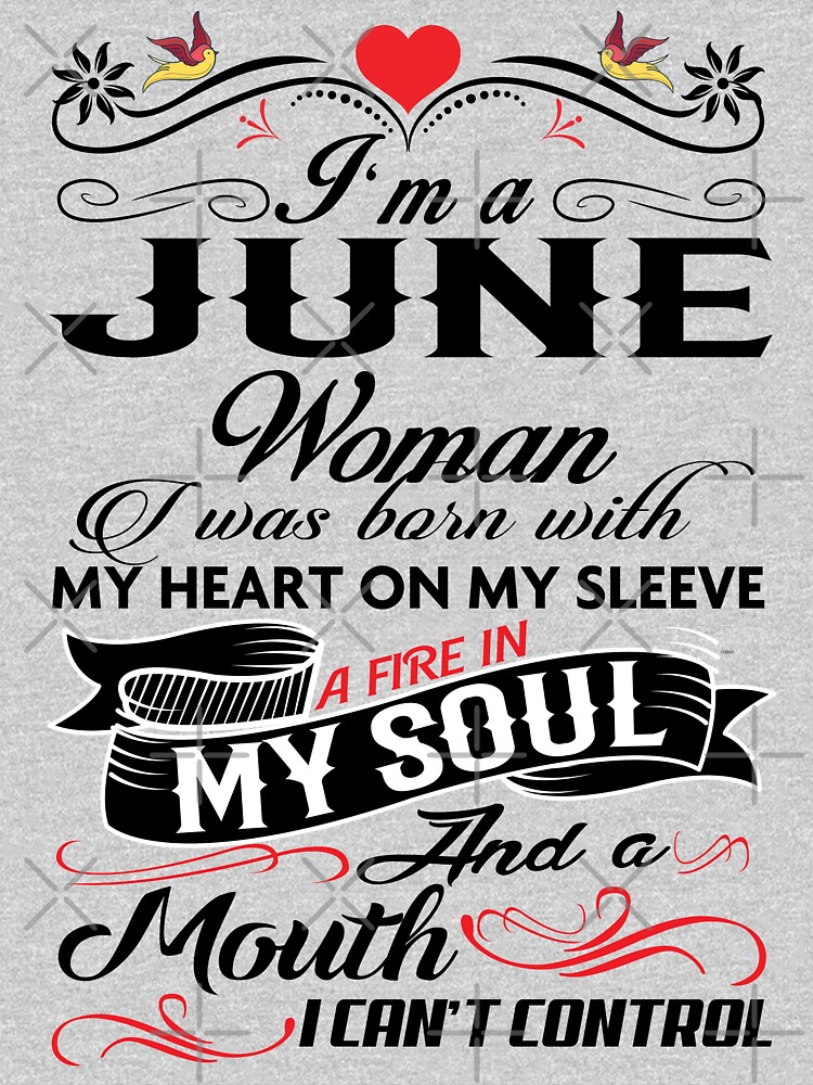 "JUNE WOMAN" T-shirt for Sale by parliament | Redbubble | june woman t ...