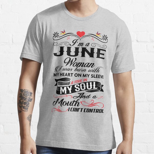 "JUNE WOMAN" T-shirt for Sale by parliament | Redbubble | june woman t ...