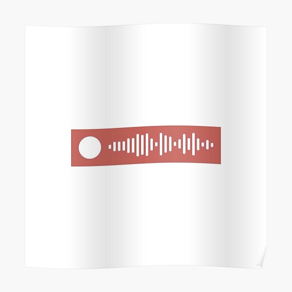 "Rhinestone Eyes by Gorillaz | spotify scan code" Poster for Sale by ...