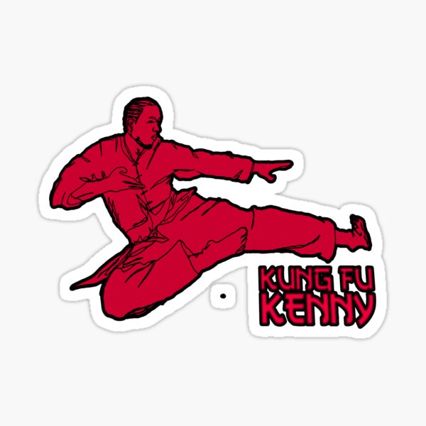 "Kung Fu Kenny - Kendrick Lamar " Sticker by delarivadesigns | Redbubble