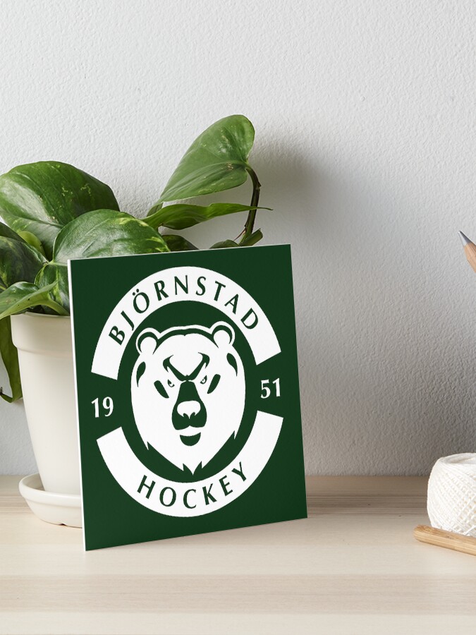 "Bjornstad Hockey Logo" Art Board Print for Sale by ZimBaby916 | Redbubble