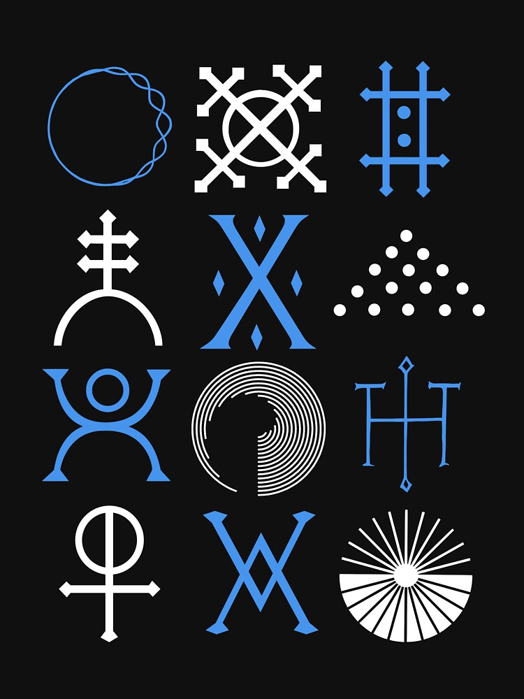 "Greta Van Fleet - 'The Battle At Garden's Gate' Symbols Blue and White ...