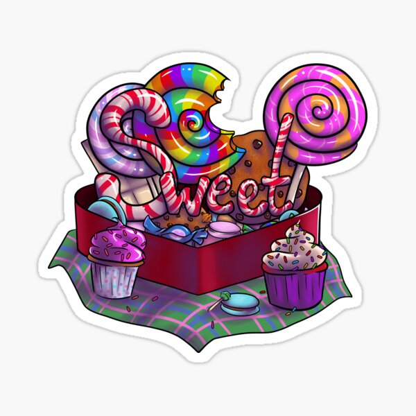 "Sweet Name Art" Sticker for Sale by AvalonUnmuzzled | Redbubble