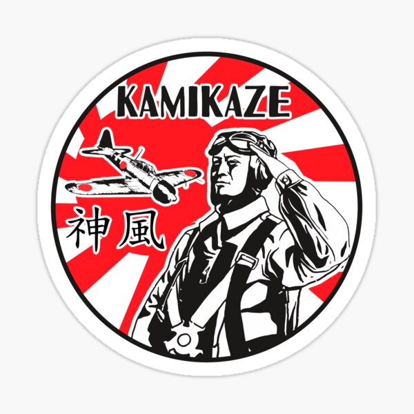 "Kiyoshi Ogawa Kamikaze Attack - Memorial pacht - Clean Style " Sticker ...