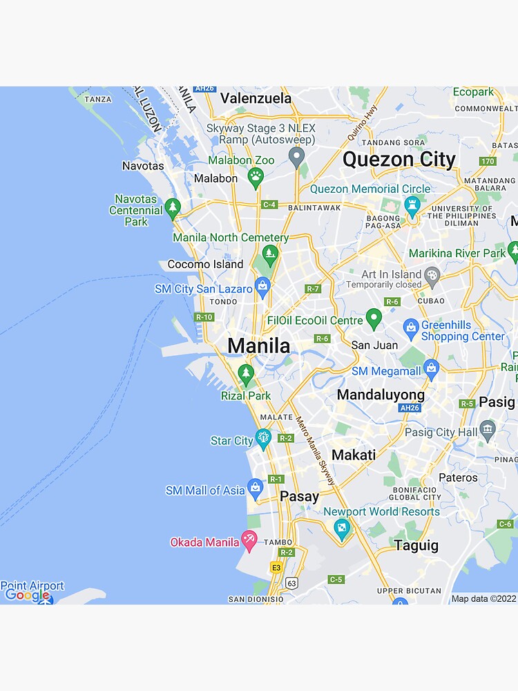 philippines map manila