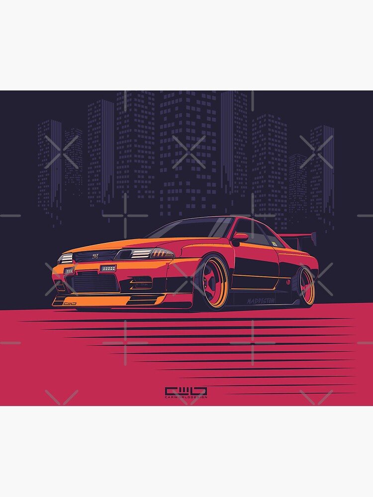 "Skyline GTR R32" Mouse Pad for Sale by ElseWorldDesign | Redbubble