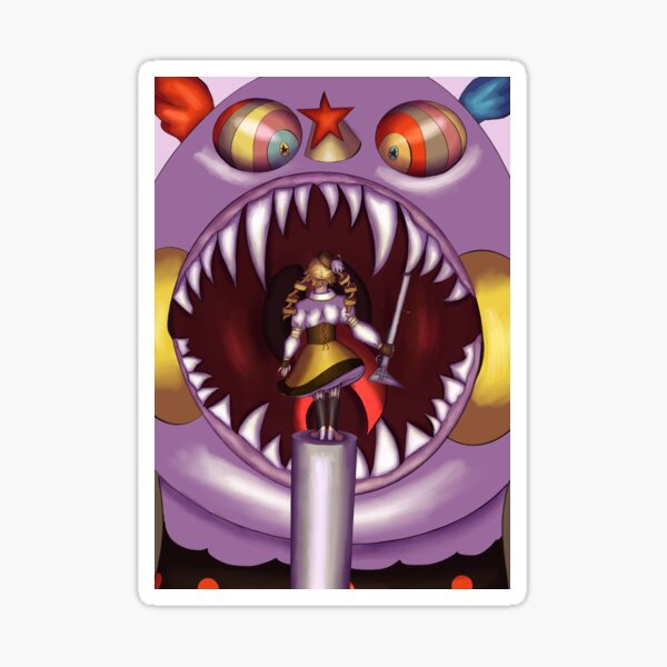 "Mami vs the witch" Sticker for Sale by NeverEnoughTime | Redbubble