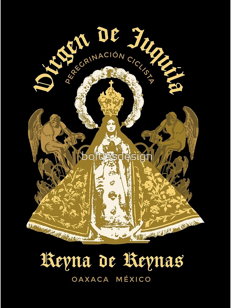 "Virgen de Juquila - Peregrinación ciclista - Negro" Poster for Sale by ...