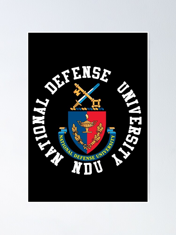 "National Defense University logo" Poster for Sale by TheArtExplorer ...