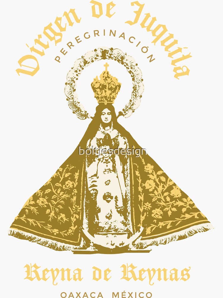 "Virgen de Juquila - Peregrinación - Blanco" Sticker for Sale by ...