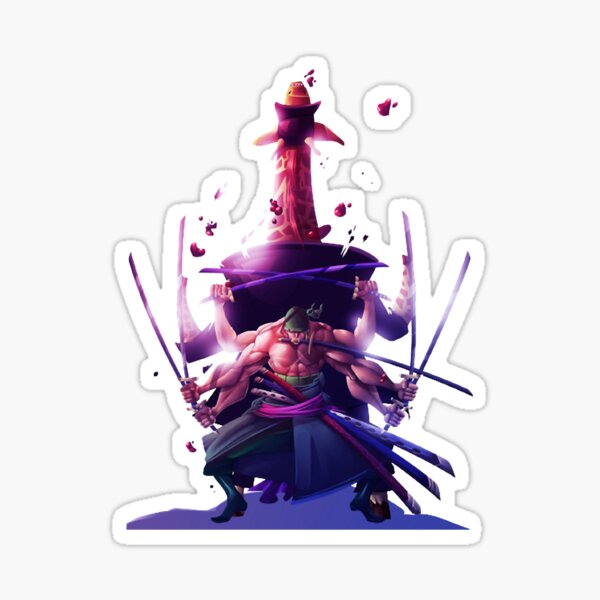 "Roronoa Zorro " Sticker for Sale by Geekissh | Redbubble