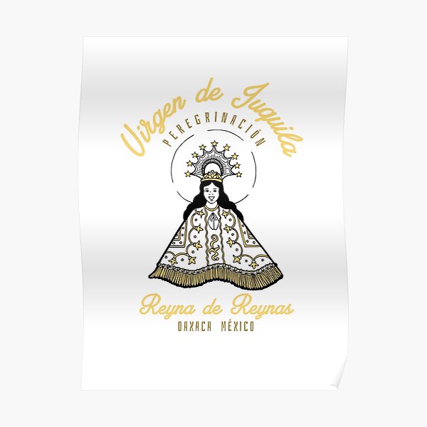 Póster «Virgen de Juquila - Peregrinación - Blanco» de boltjesdesign ...