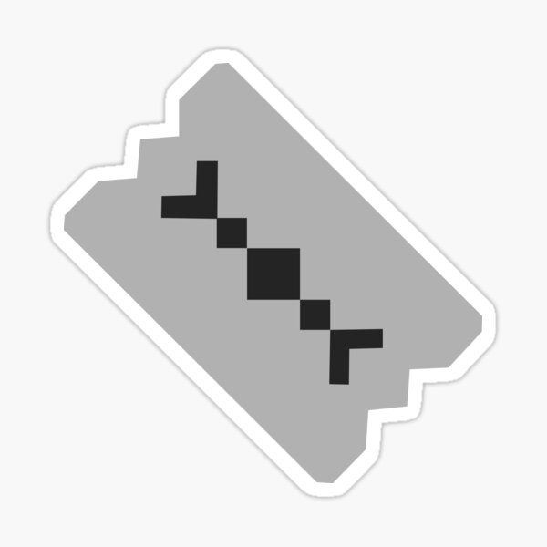 "Razor Tool" Sticker for Sale by Loren-Fay13 | Redbubble