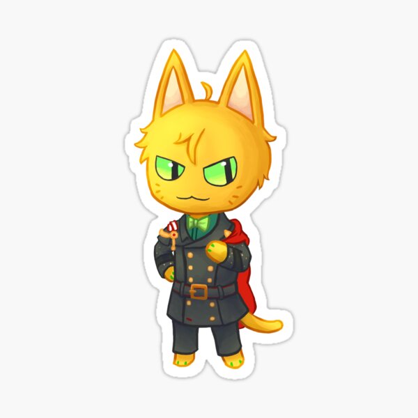 "Villager - Cat" Sticker for Sale by ZioCorvid | Redbubble