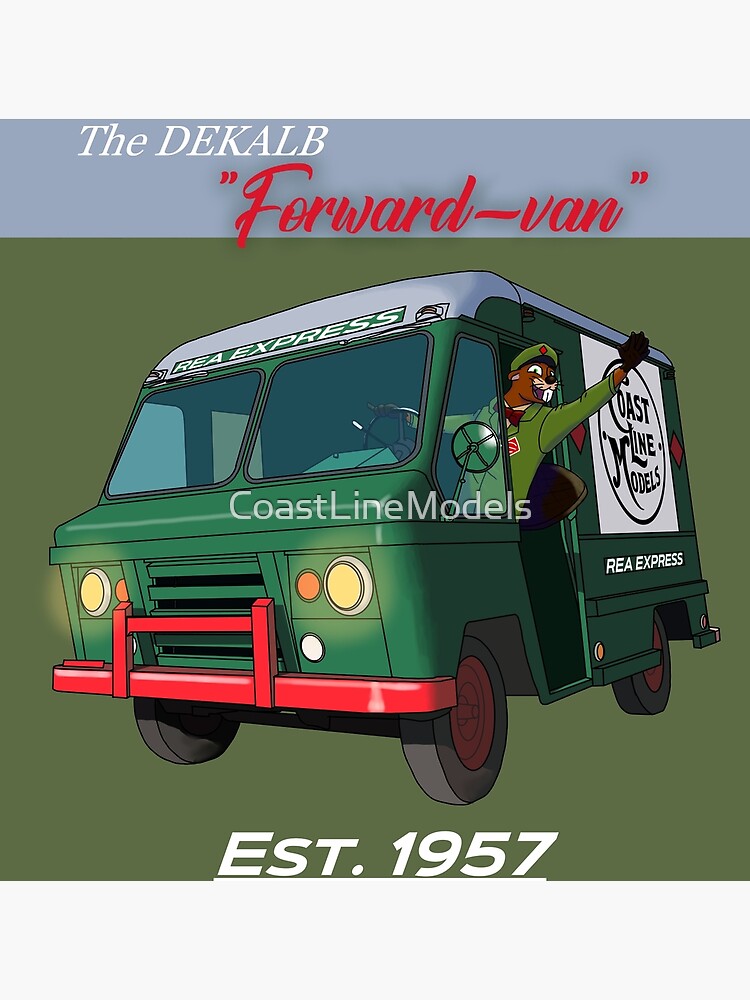"Railway Express Agency Dekalb Forward-Van" Poster for Sale by ...