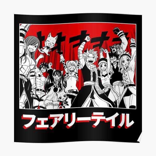 "Fairy Tail Anime" Poster for Sale by mumlatip | Redbubble