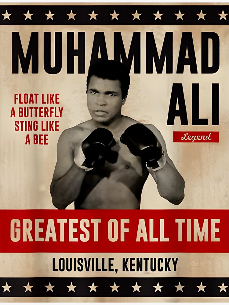 "Muhammad Ali retro 70s" Sticker for Sale by HansrgenBusst | Redbubble