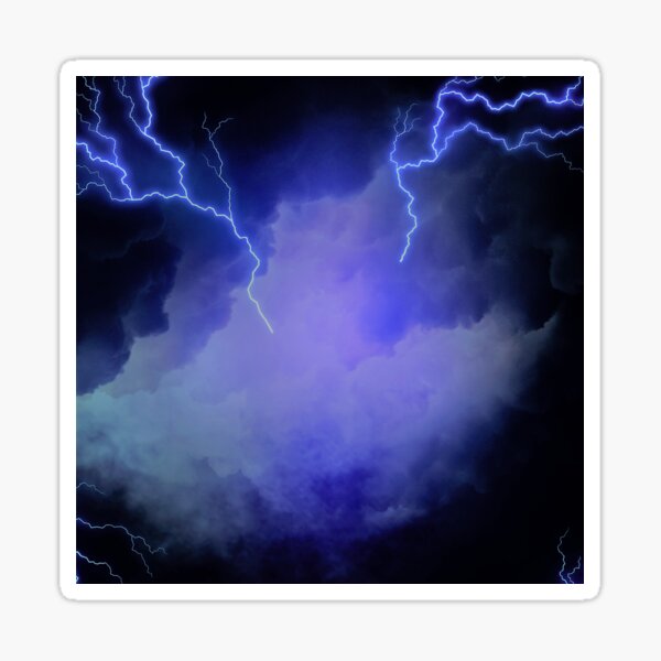 "Blue Thunder" Sticker for Sale by CoolDesign2000 | Redbubble