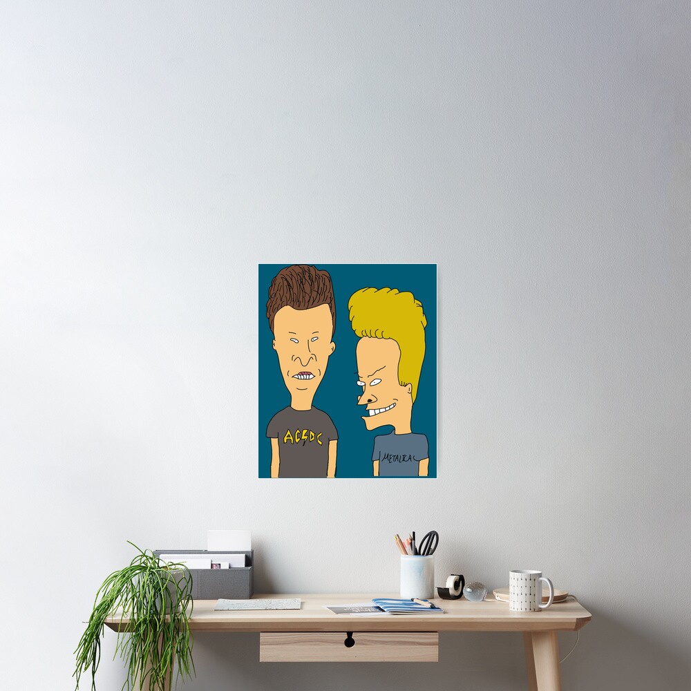 "Beavis Butthead Premium " Poster for Sale by LouisesStephens | Redbubble