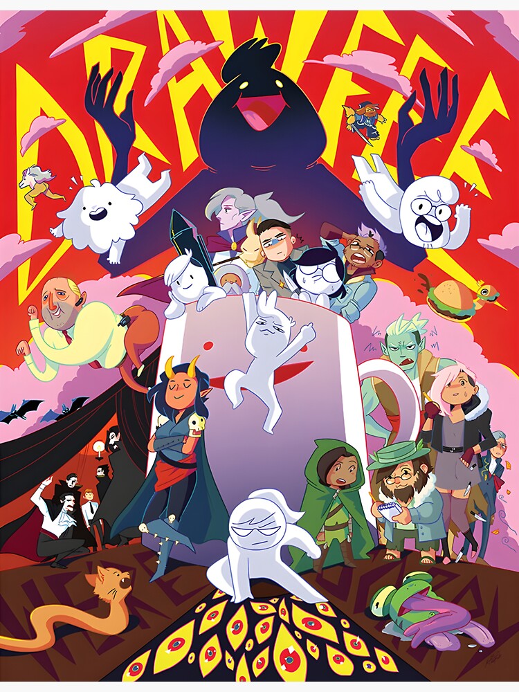 "Drawfee merch" Sticker for Sale by BernhardGri | Redbubble