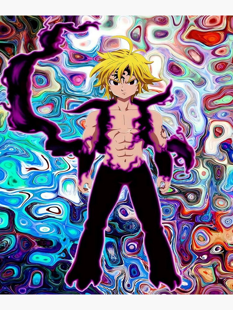 "meliodas the seven deadly sins" Sticker for Sale by chetterubyzans ...