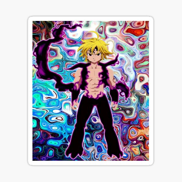 "meliodas the seven deadly sins" Sticker for Sale by chetterubyzans ...
