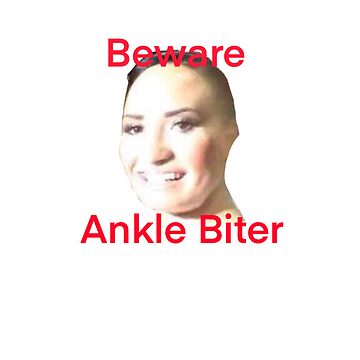 "Poot Lovato Ankle Biter" Sticker for Sale by SeaweedSalad3 | Redbubble