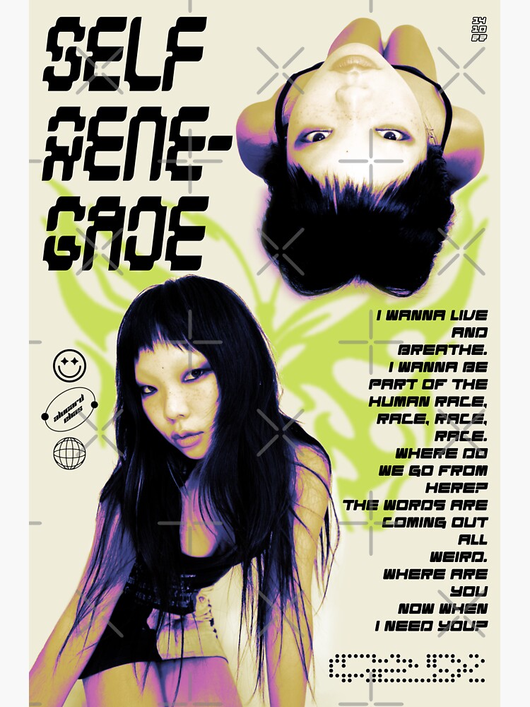 "y2k Radiohead The Bends Lyric Poster" Sticker for Sale by g0r0mi ...