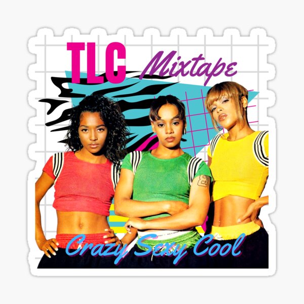 "TLC classic retro rnb group 90s bootleg" Sticker for Sale by ...