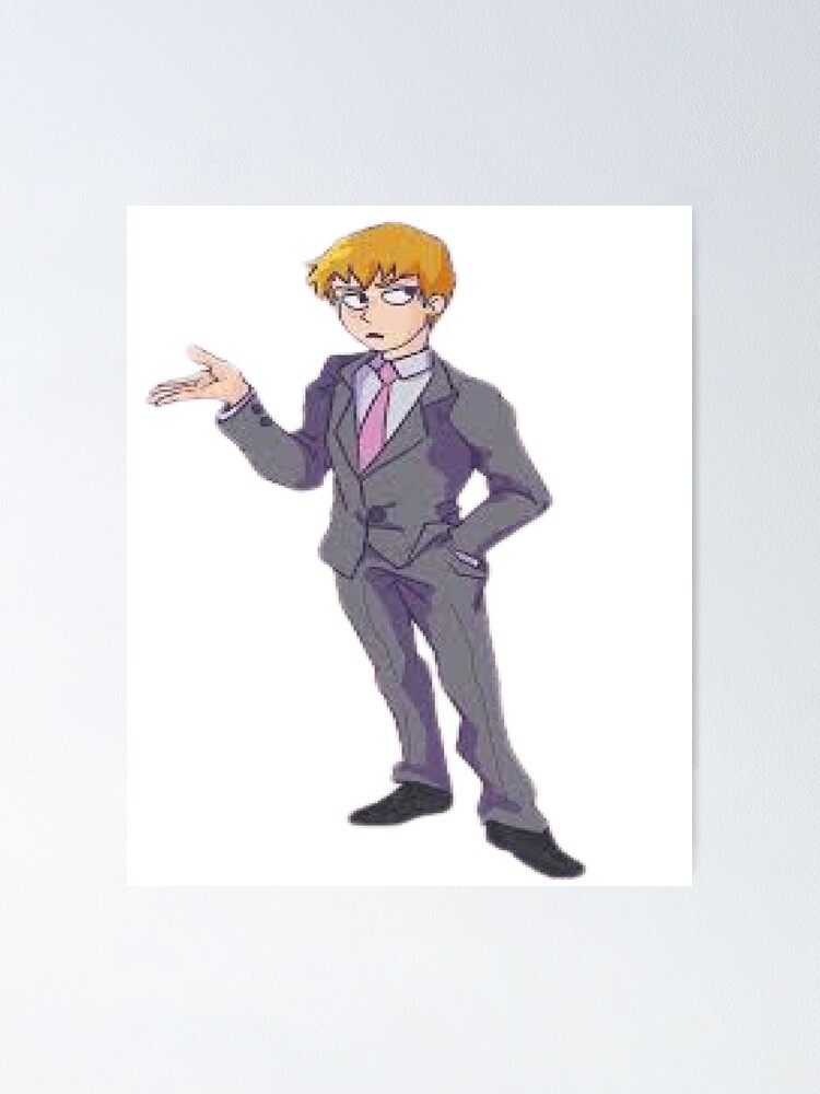 "Character of Mob Psycho" Poster for Sale by MetaDesignFils | Redbubble