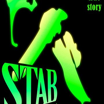 "Stab (from the Scream movie)" Poster for Sale by LadarrionAngelo ...