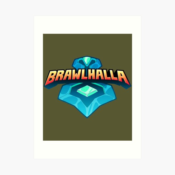 "Brawlhalla logo" Art Print for Sale by DonnaPiercgg | Redbubble