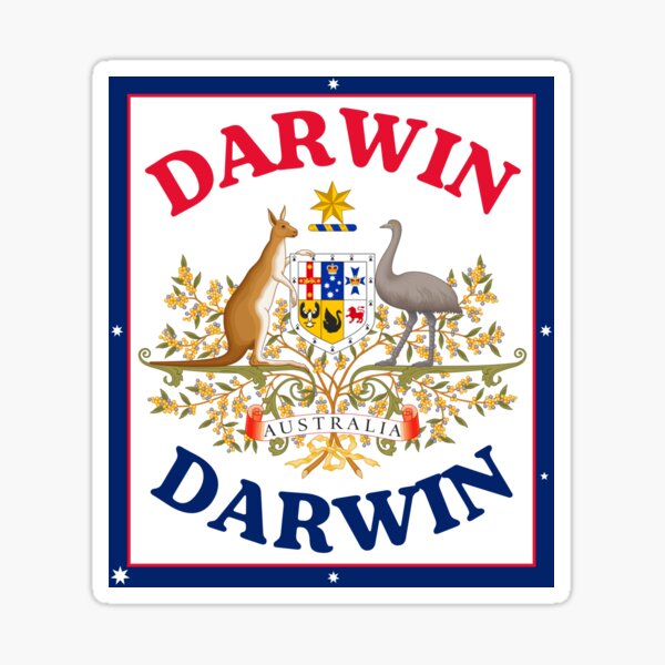 "City of Darwin" Sticker for Sale by FedSherDesign | Redbubble