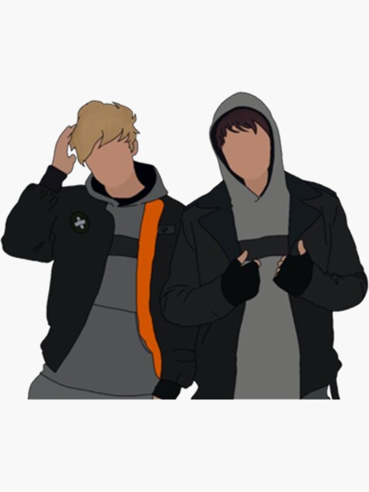 "sam and colby " Sticker for Sale by KarinLaux | Redbubble