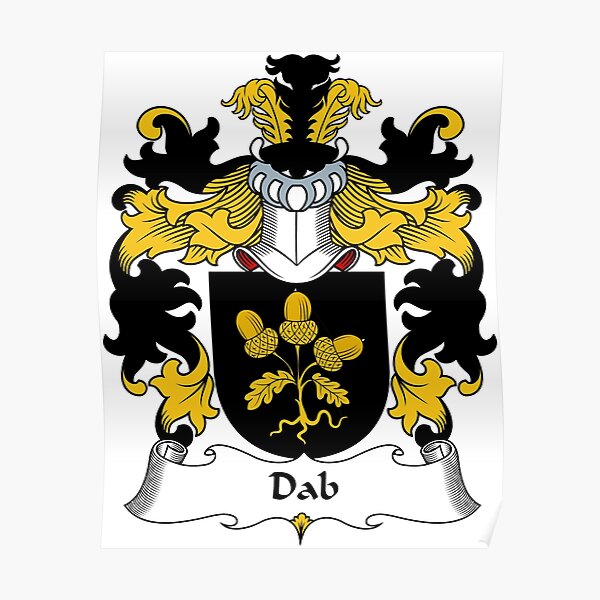"Dab" Poster for Sale by HaroldHeraldry | Redbubble