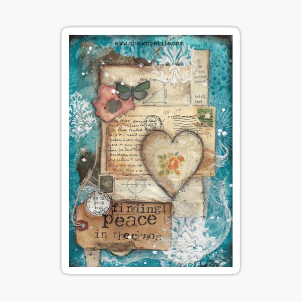 "Vintage Letter" Sticker for Sale by Rosa1977 | Redbubble