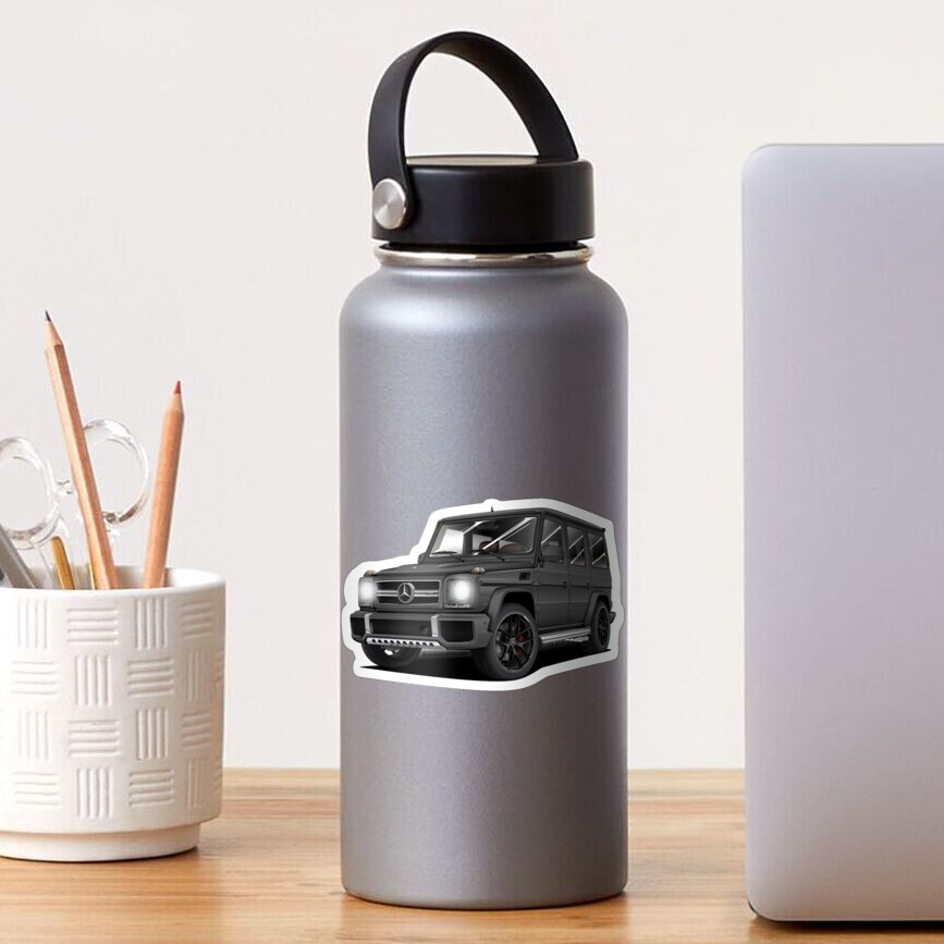"Mercedes Benz G63 AMG - illustration" Sticker for Sale by MerchBothCo ...