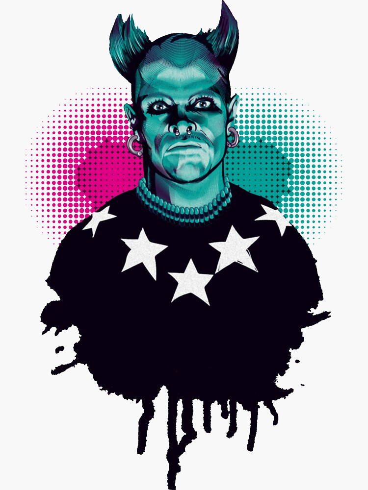 "Keith flint the prodigy" Sticker for Sale by ALEXAND-lvt | Redbubble